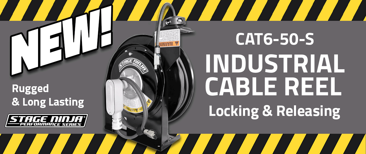 Stage Ninja Manufacturer of Retractable Cable Reels